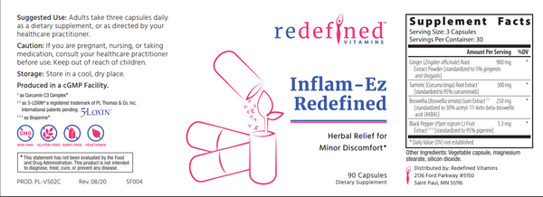 Inflam-Ez Redefined – Redefined Vitamins