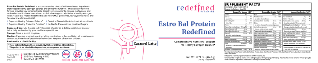 Estro Bal Protein Redefined (Hormonal Balance) – Redefined Vitamins